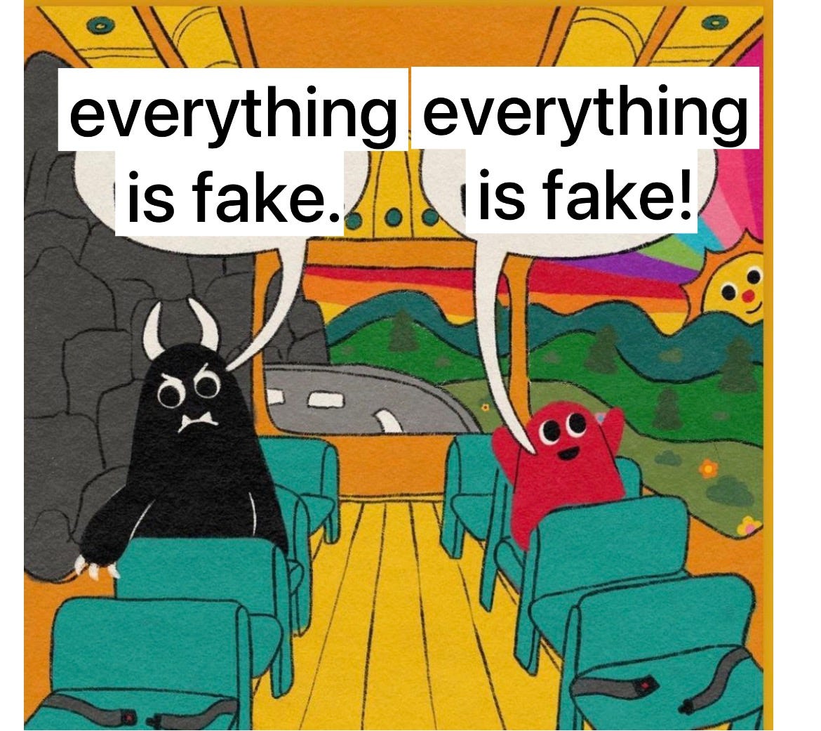 everything's fake until it's real - by New York Needs