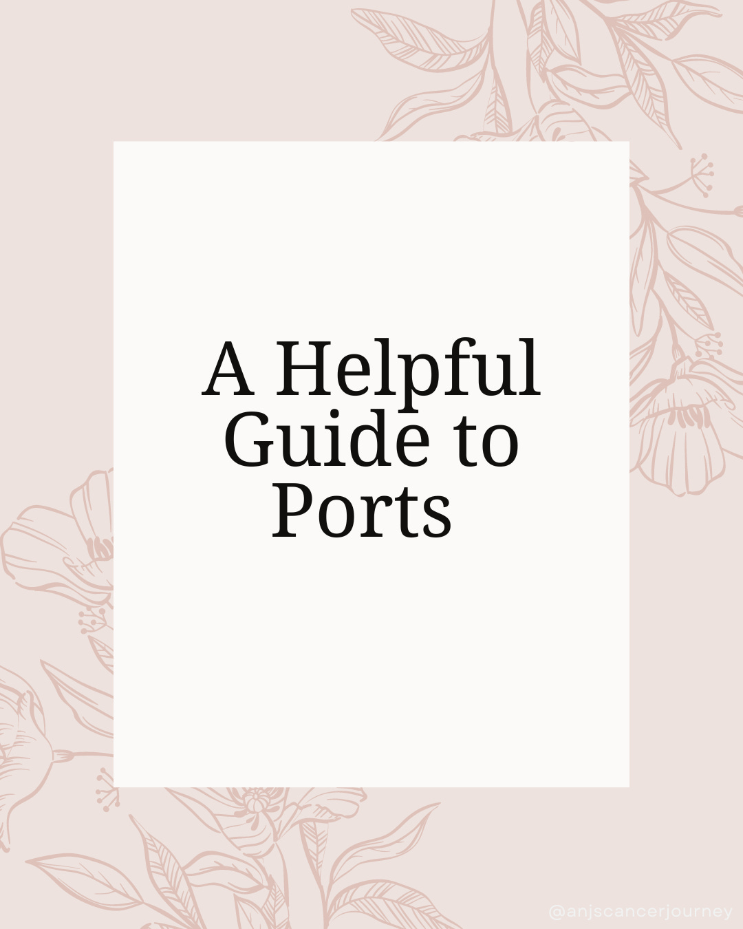 A Helpful Guide to Ports - by Anj O - Onward with Anj