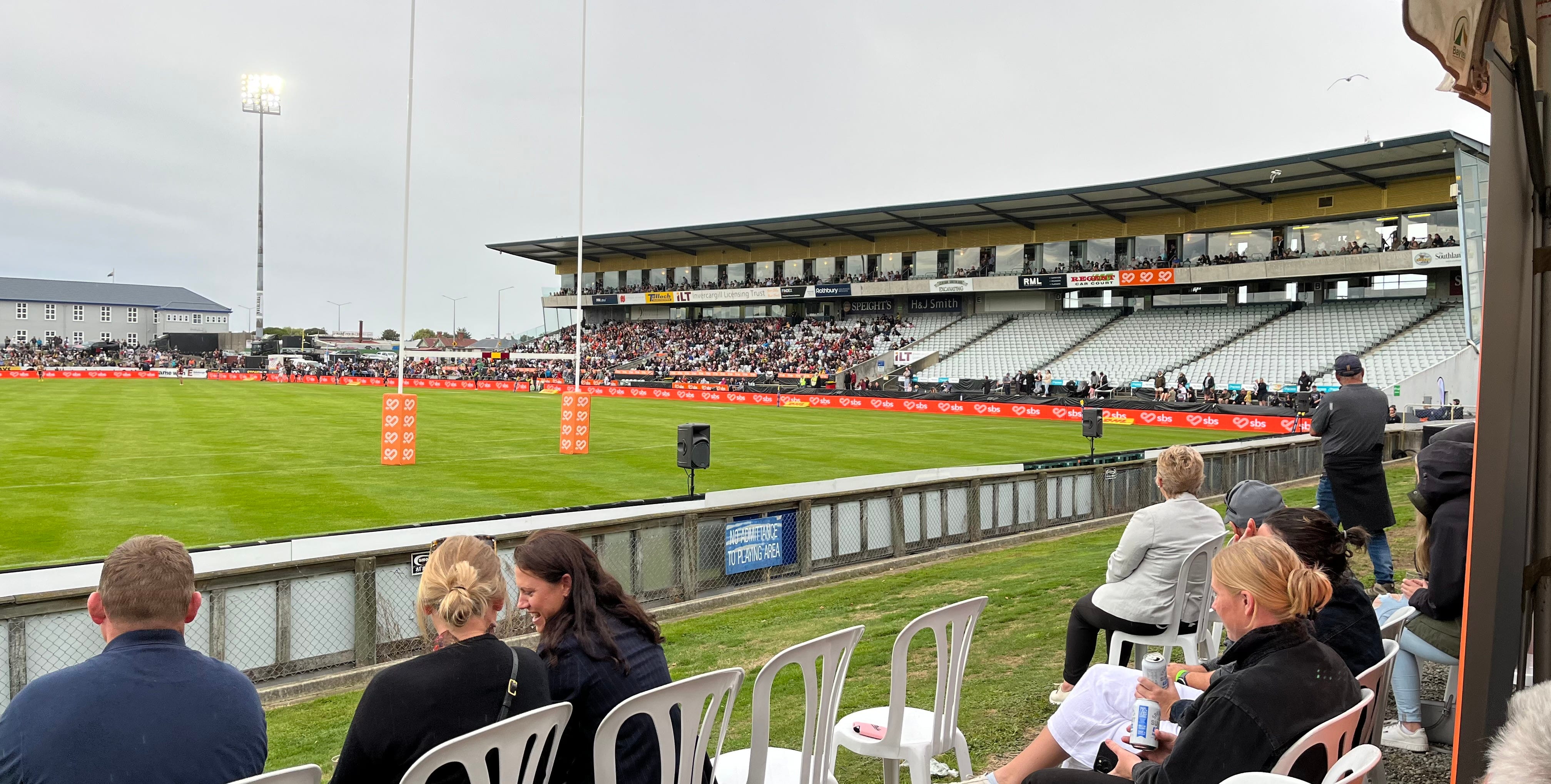 Let's celebrate, Rugby Park is getting some use