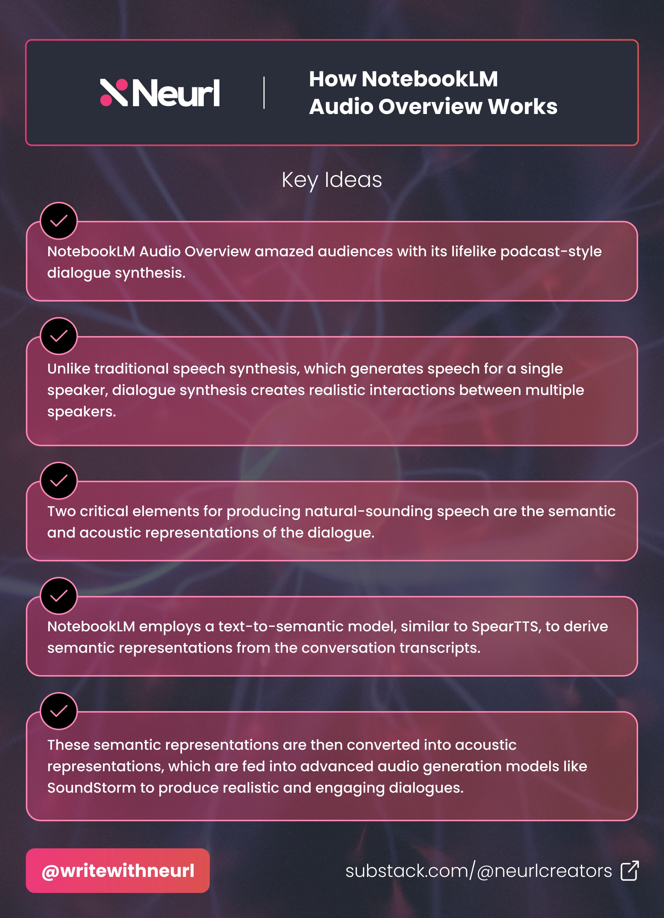 How NotebookLM Audio Overview Works