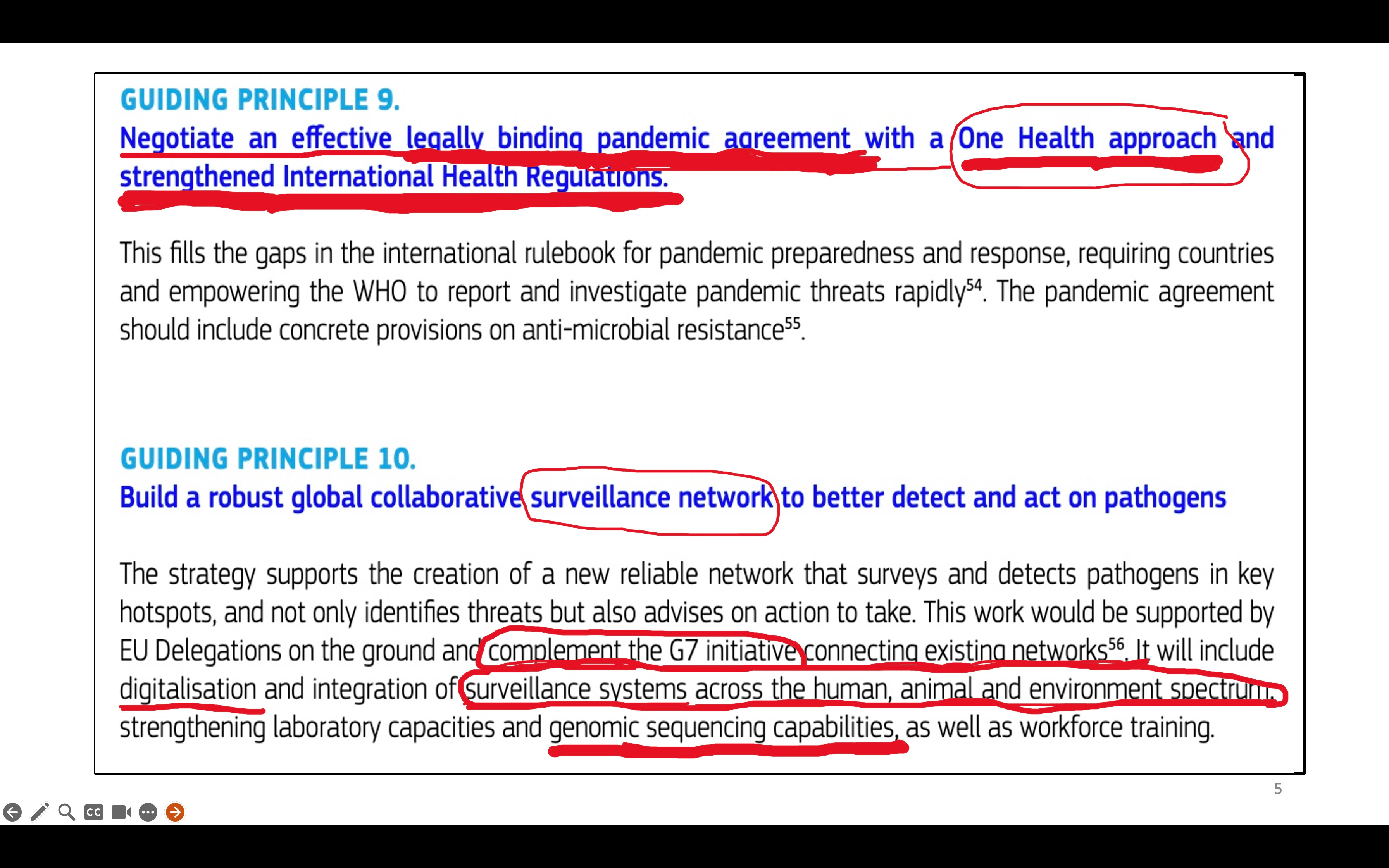 Critically important compilation of screenshots from the WHO's proposed ...