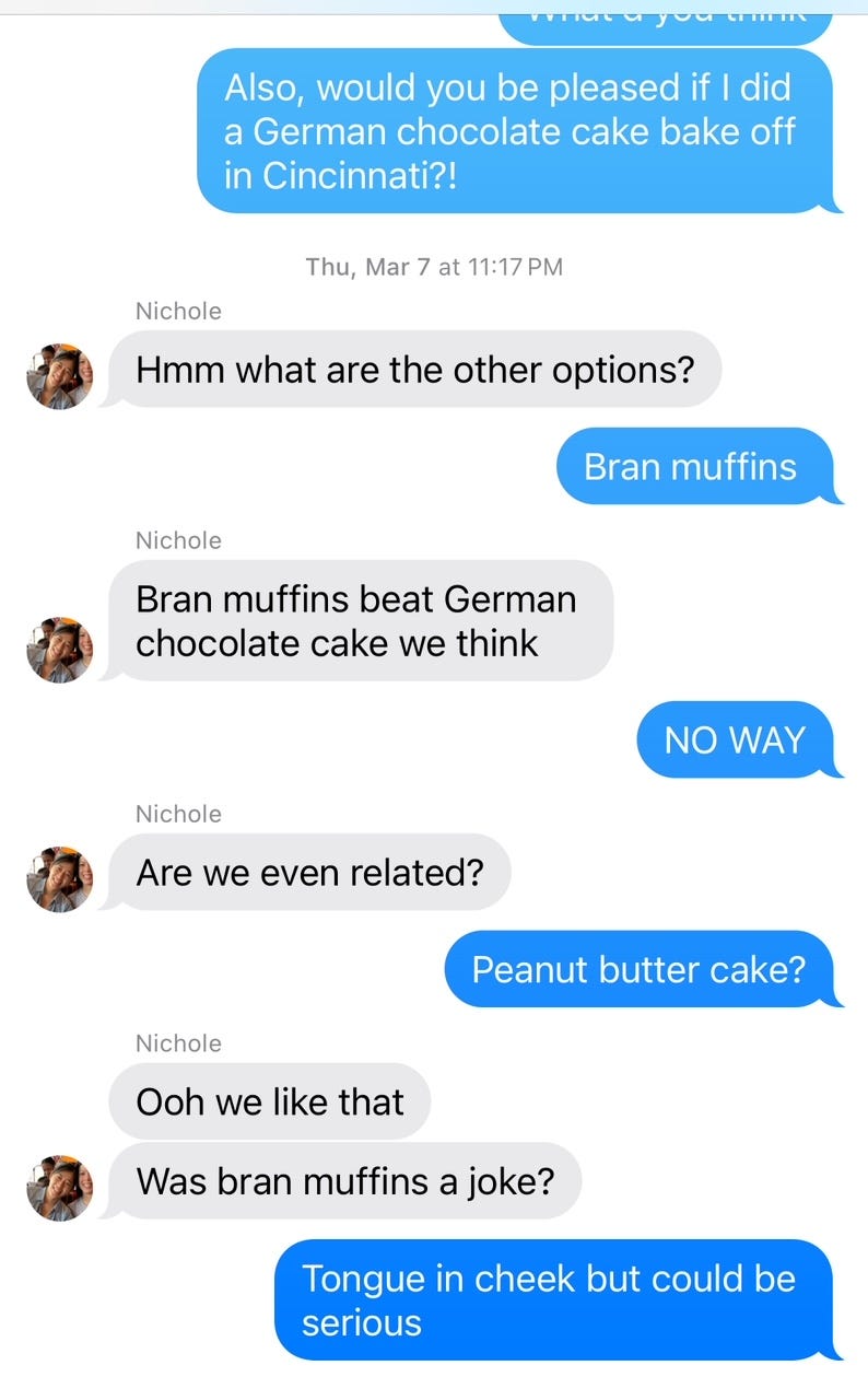 The Bran Muffin Bake Off - Tasting Notes