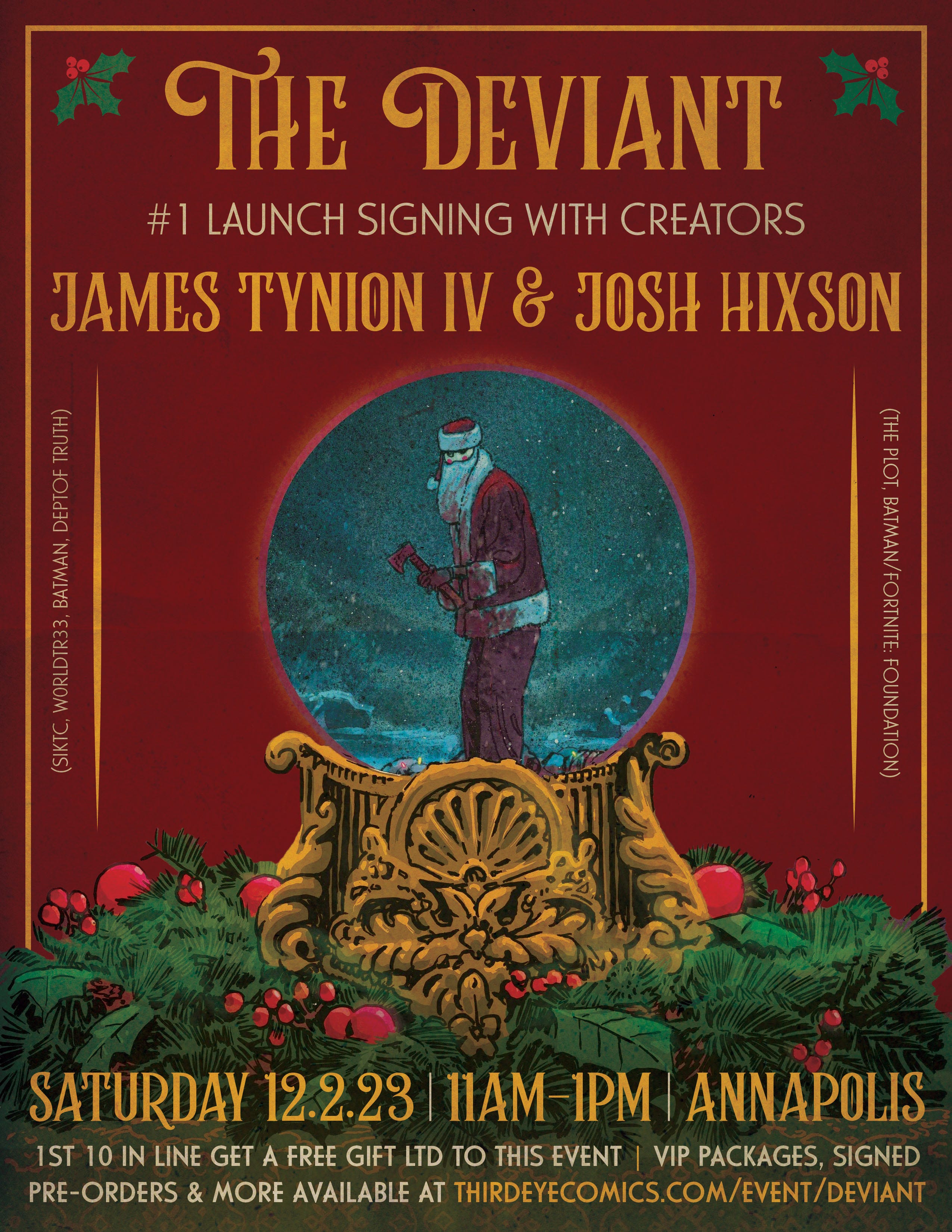 Available Today: The Deviant #1 and Christopher Chaos #5