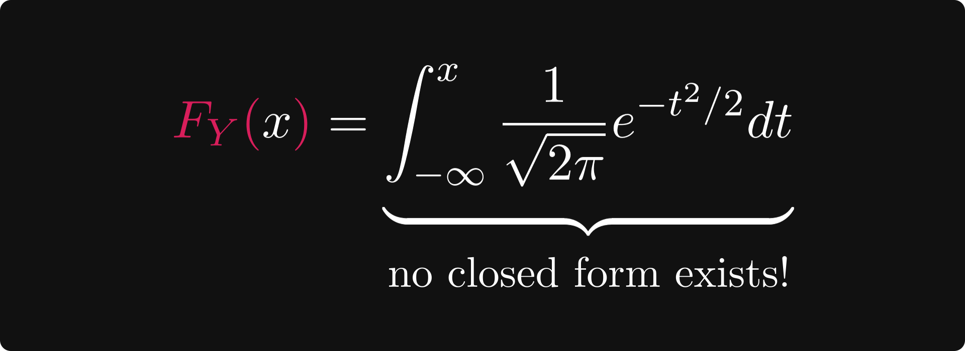 Probabilities, densities, and distributions