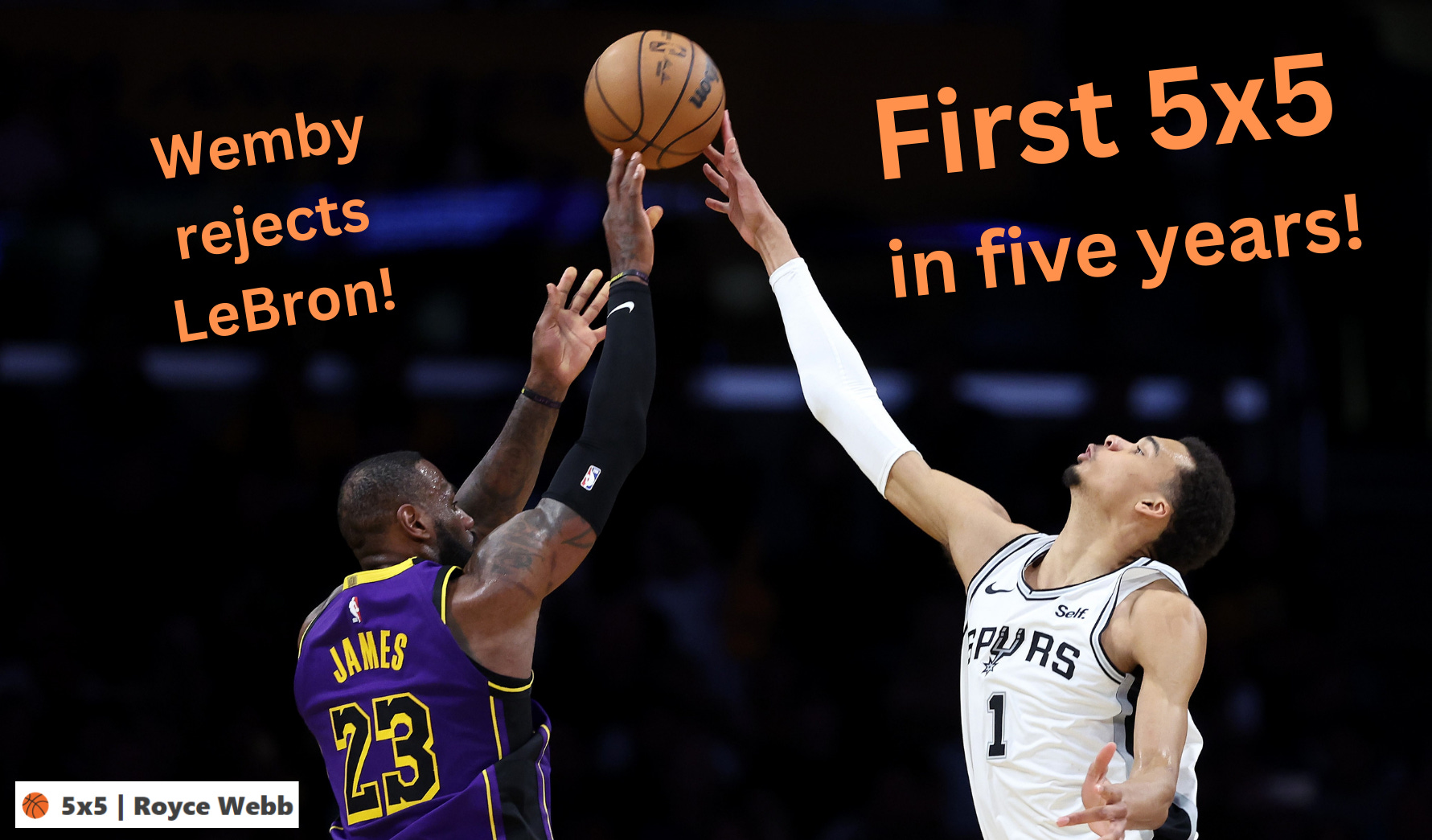 Wemby Does It! - 🏀 5x5 | Royce Webb