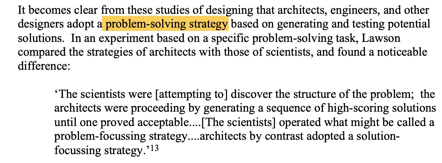 Fragmentos - Cross, Nigel (1990). The nature and nurture of design ...