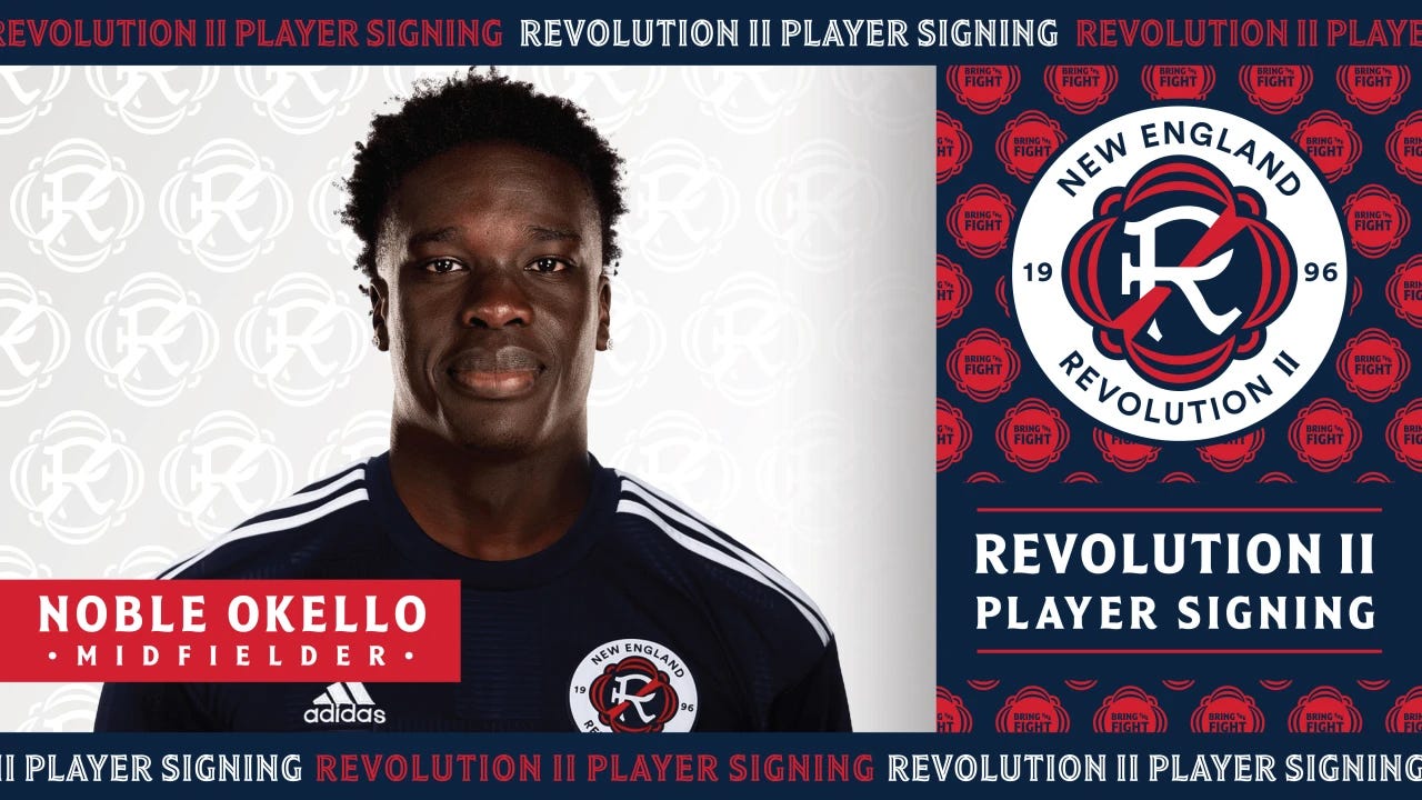 Revolution II sign Midfielder Noble Okello - by Josh Nye