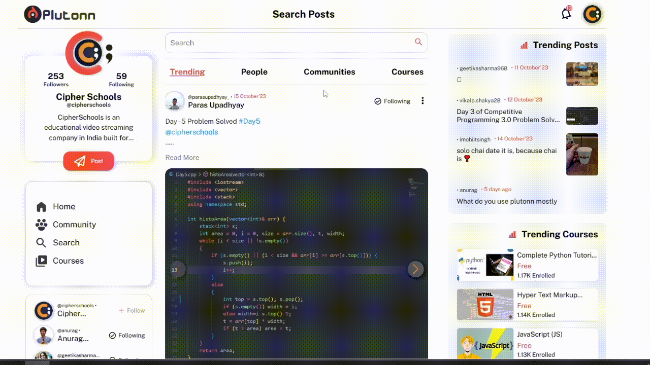 Behind the scenes (BTS) - CipherSchools - CipherSchools