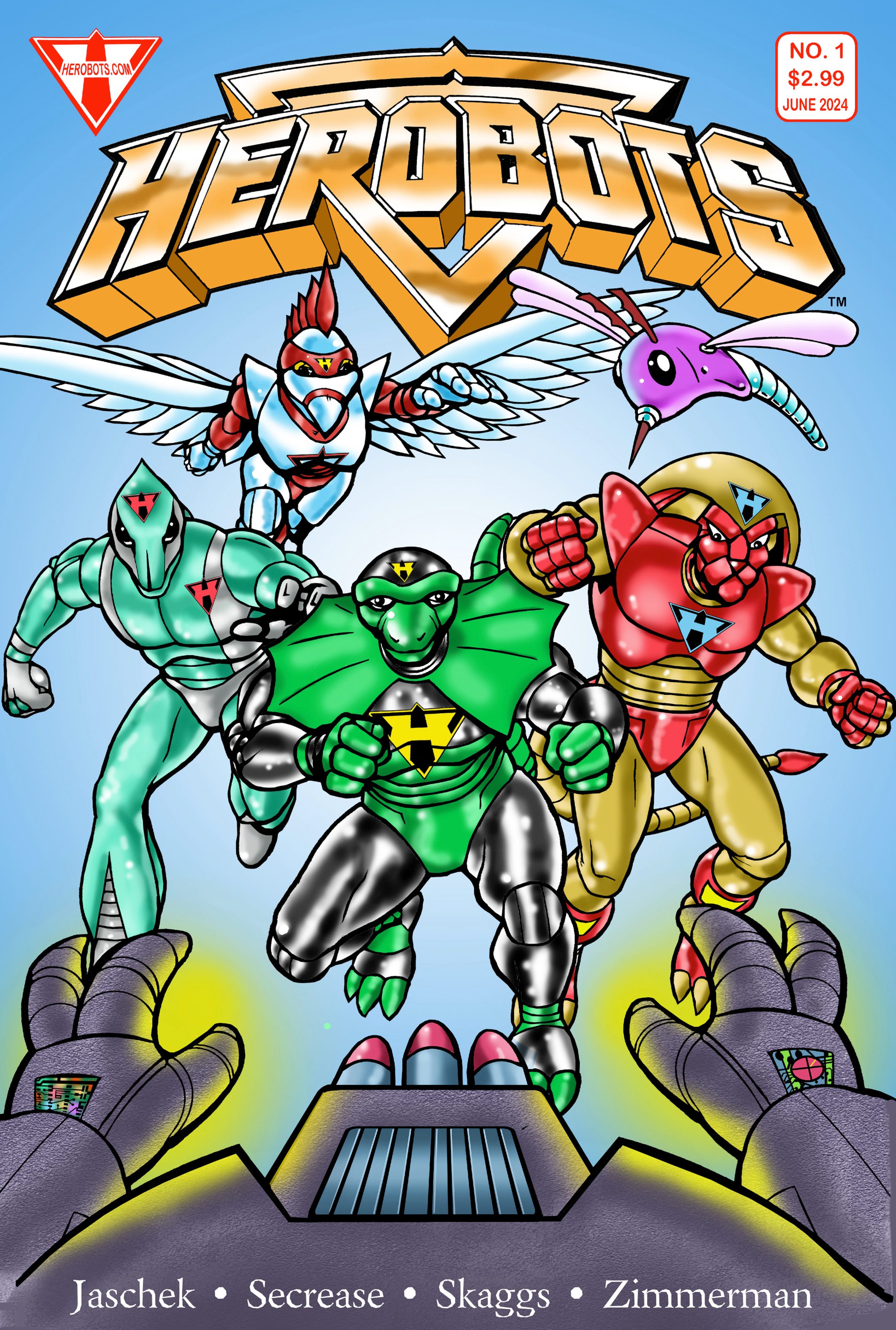 Jaschek, Secrease revive HEROBOTS™ in all-new comic book