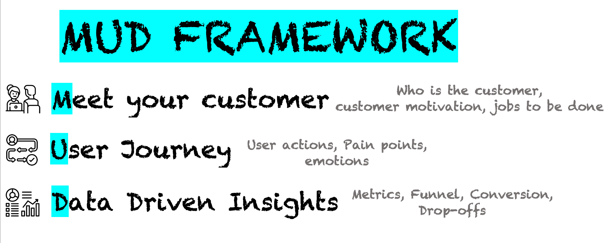 MUD Framework - How to create impact in your first 90 days as a product ...