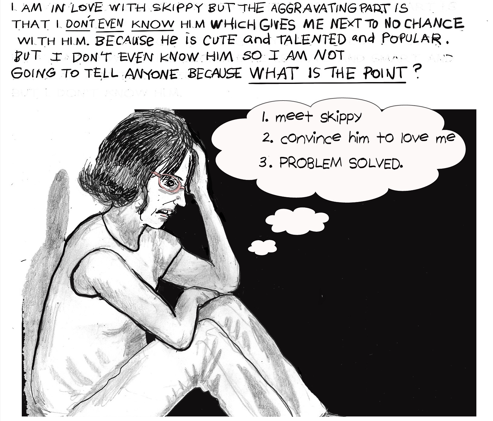 My Imaginary Boyfriends. - by Merrill Markoe