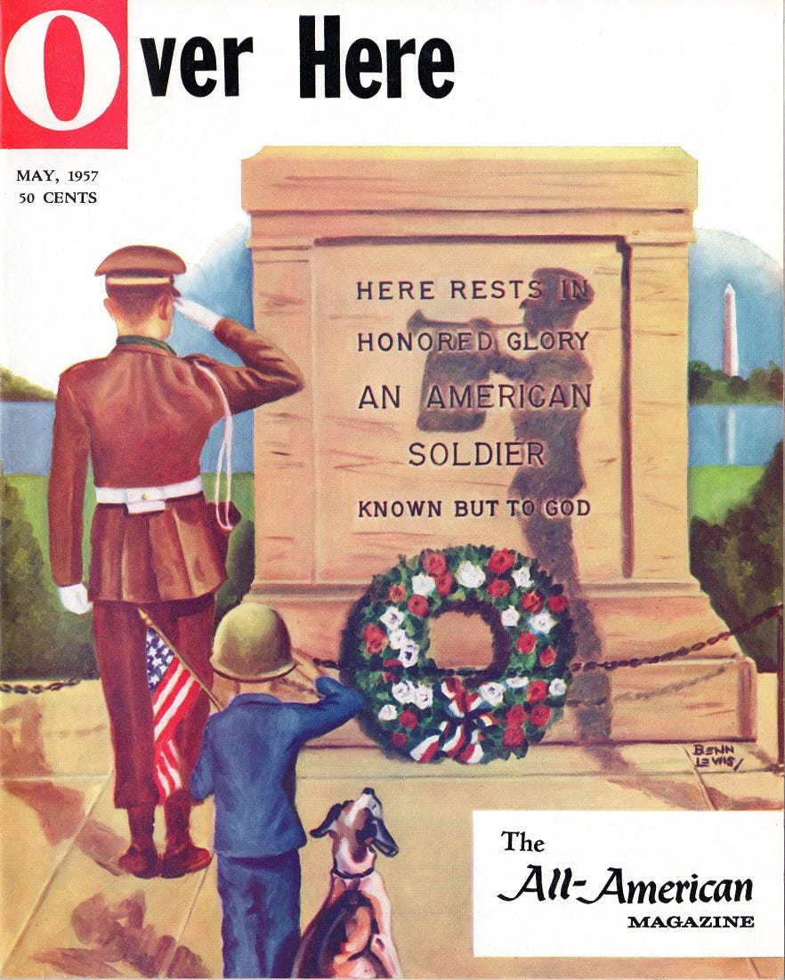 The Unknown Soldier; Over Here #5 - by Vance Pollock