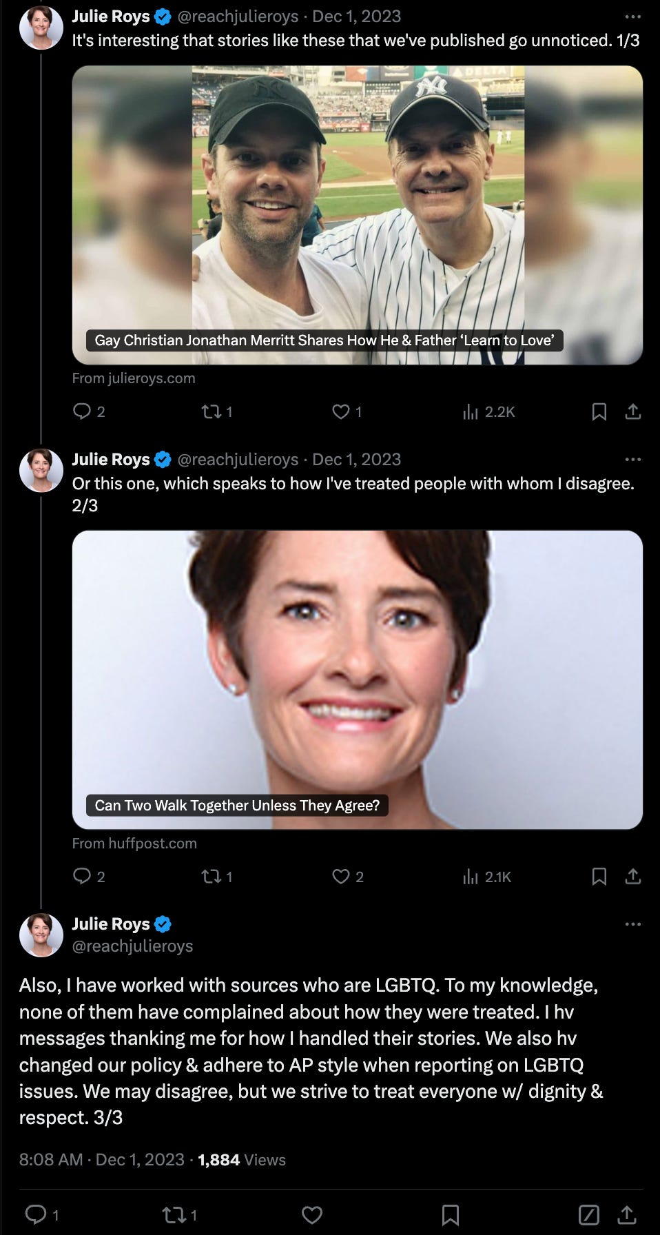 Julie Roys: December 2024 Update - by Celeste Irwin