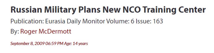 Myths and Realities of the Russian/NATO NCO Systems