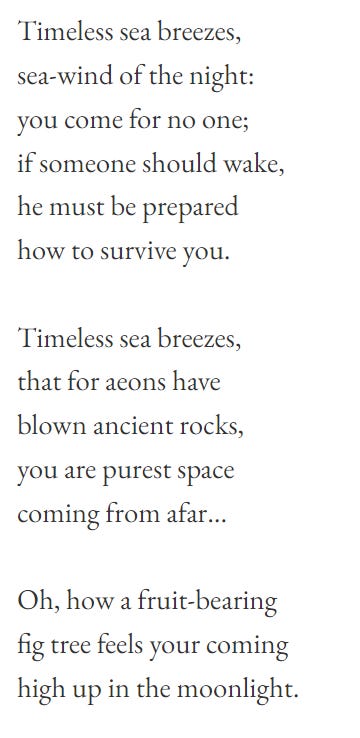 Ocean Inspired Poetry