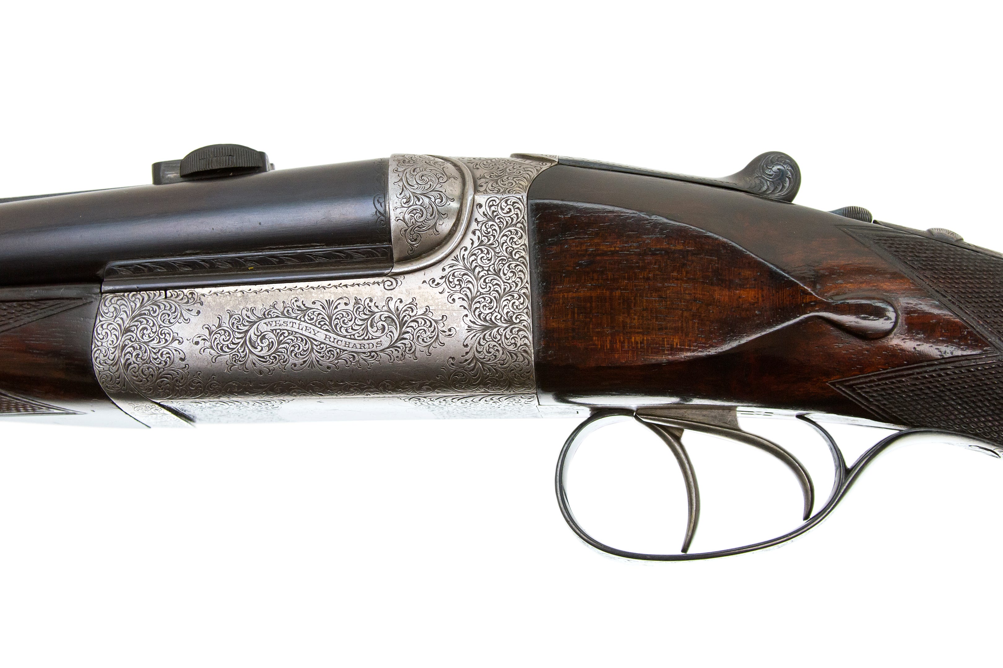 The Westley Richards - Best Pre-War Droplock Double Rifle 22 Hi Power: