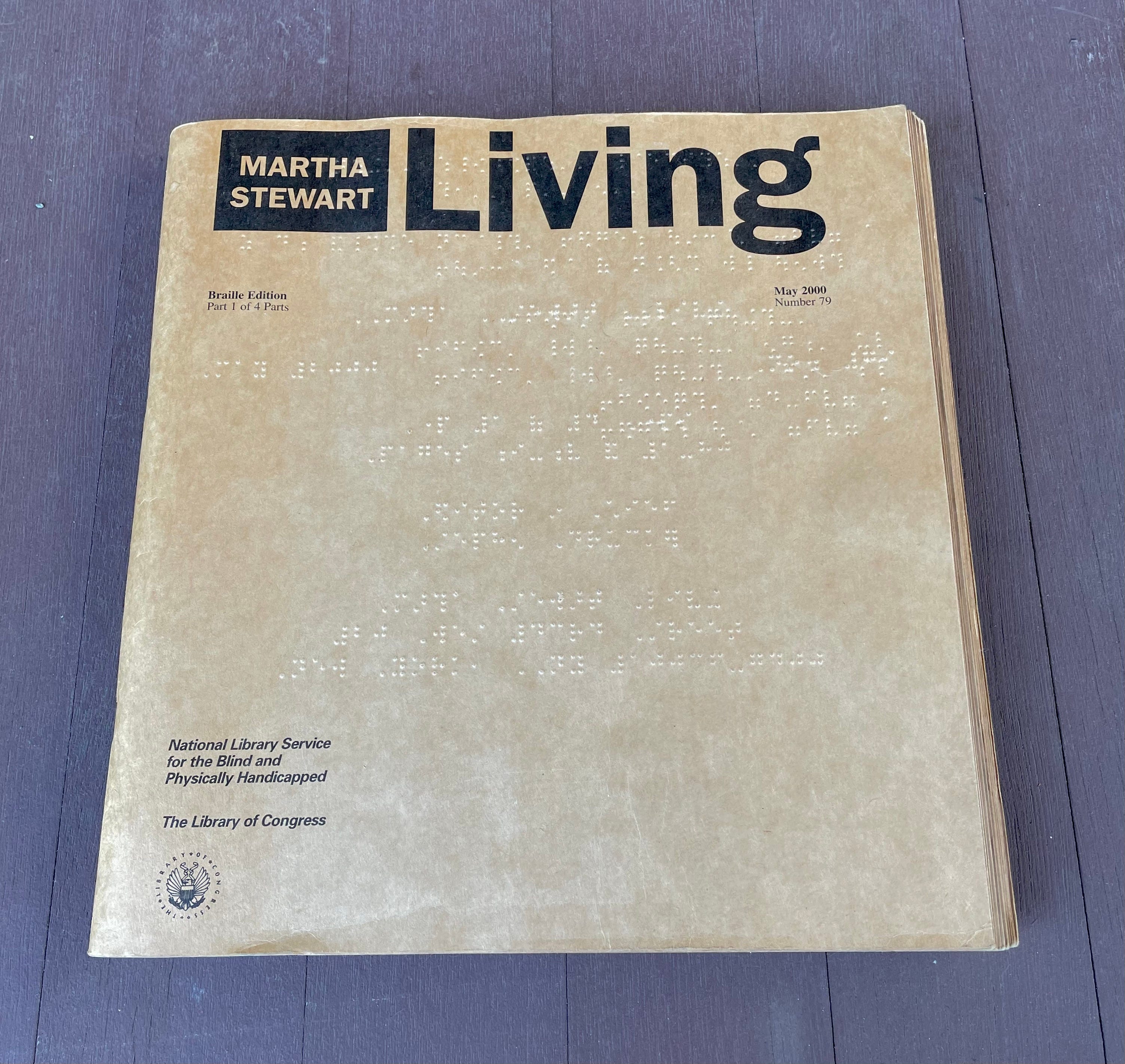 Show and Tell: A Very Beautiful Magazine — in Braille