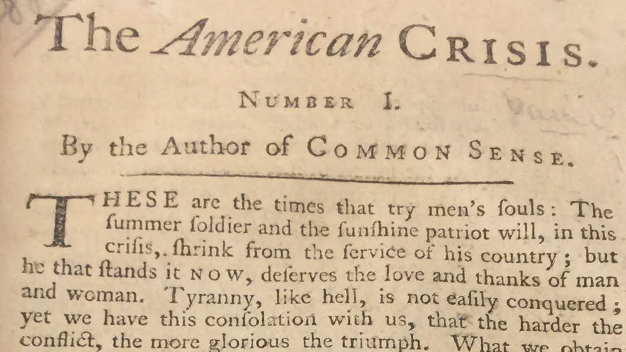 Revisiting Thomas Paine's 1776 "Crisis" - The Mel K Show