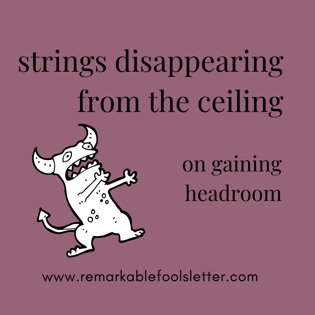 Strings disappearing from the ceiling - by Jim Dalling
