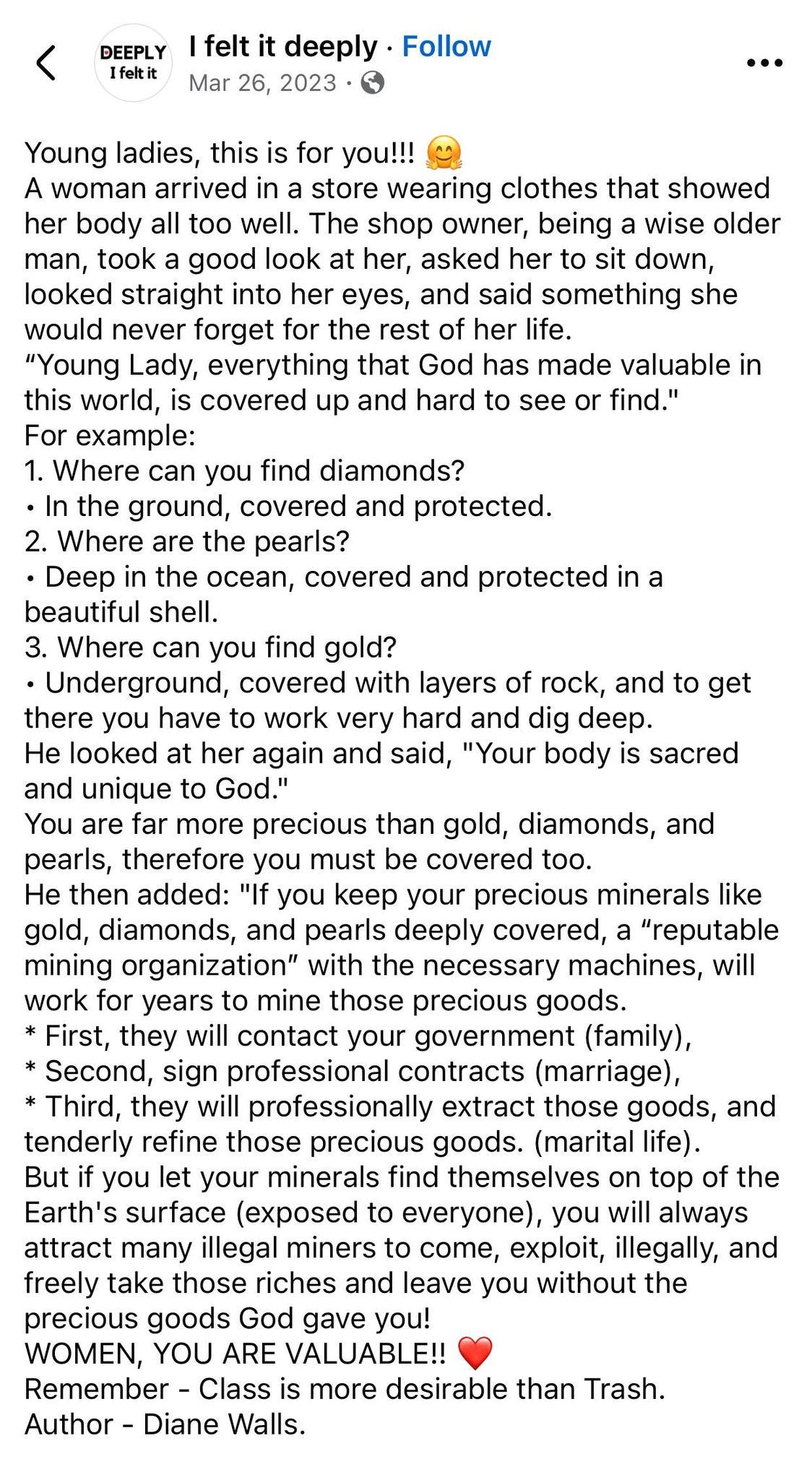 Policing Modesty Standards - by Kaeley Triller Harms