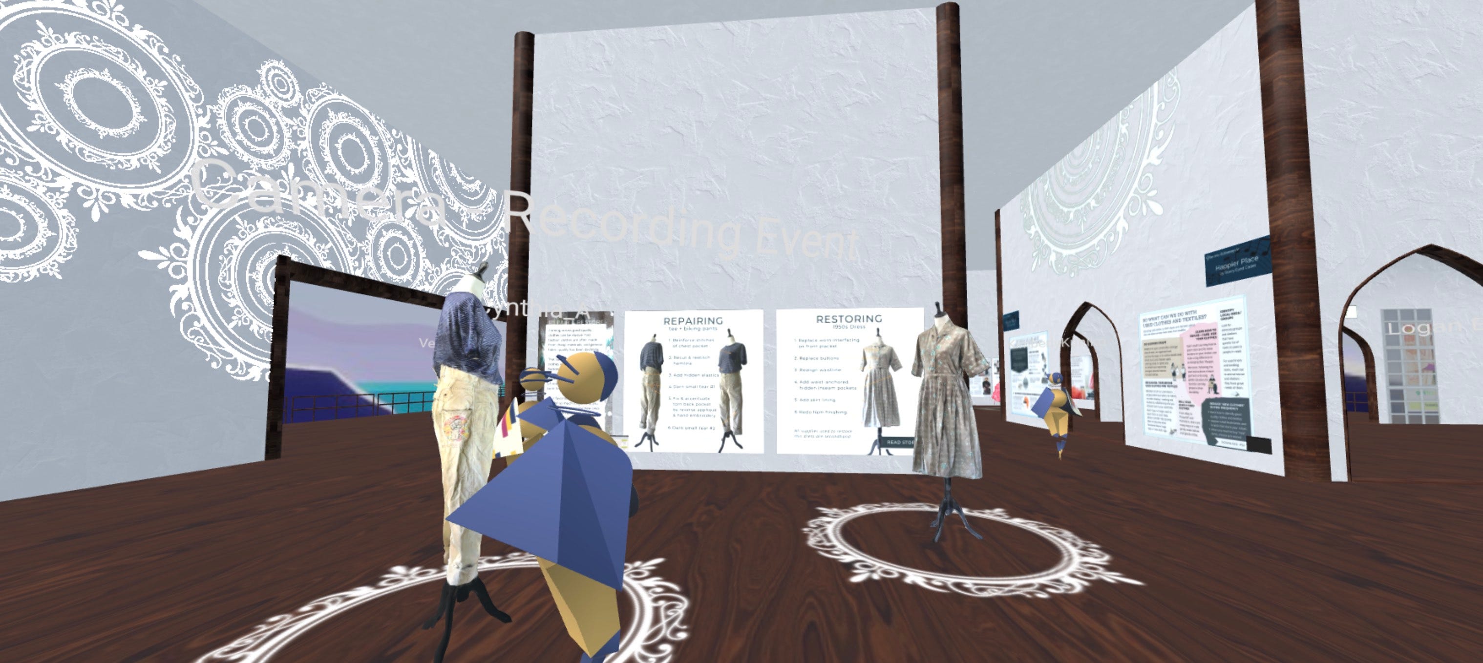 Virtual Reality and Upcycled Textiles