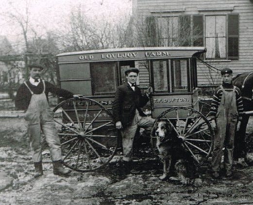 Carriage painting - by Elaine Clements - History Buzz