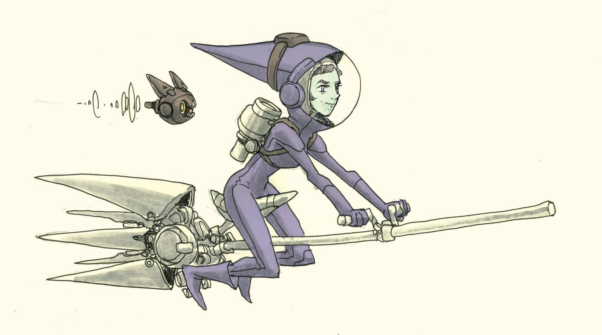 My Long History of Space Witches - by Jake Parker