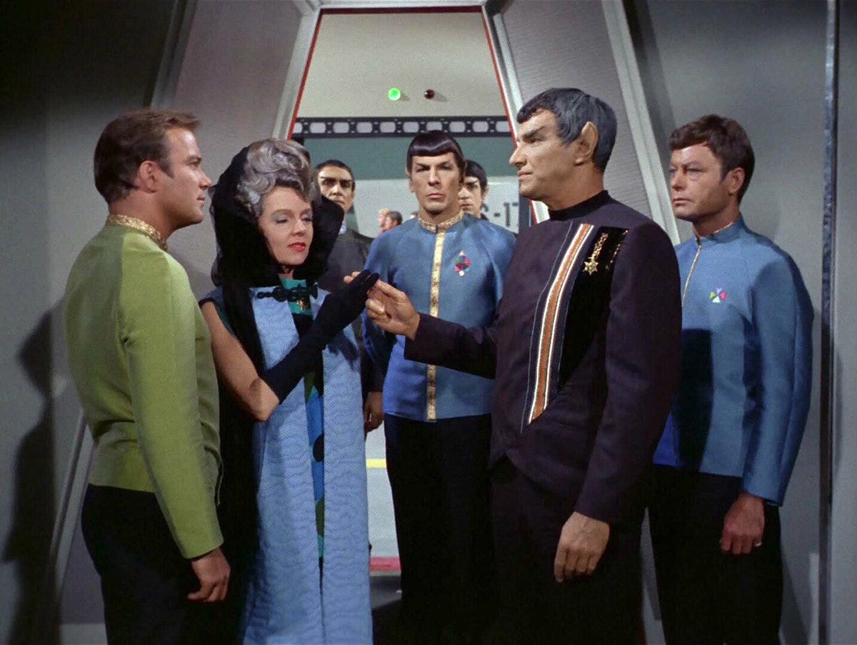 Star Trek TOS S2E10: Journey to Babel - by Noah Berlatsky