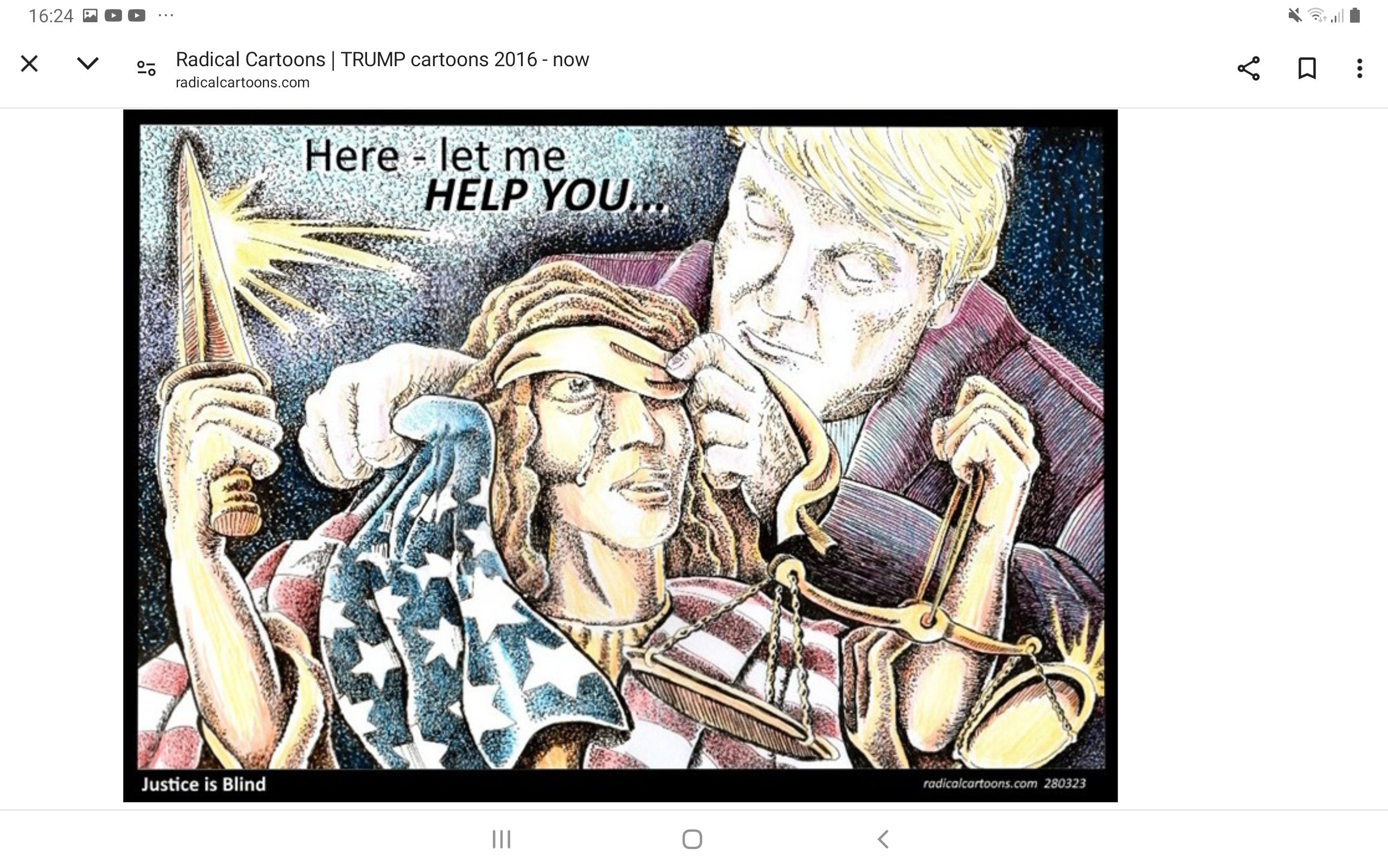 "Sigh of relief"... - by Radical Cartoons