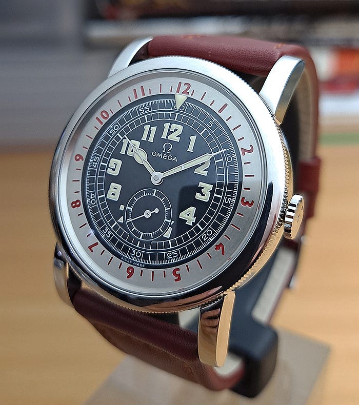 The Omega 1938 Aviator Reissue Watch Ref. 5700.50.07