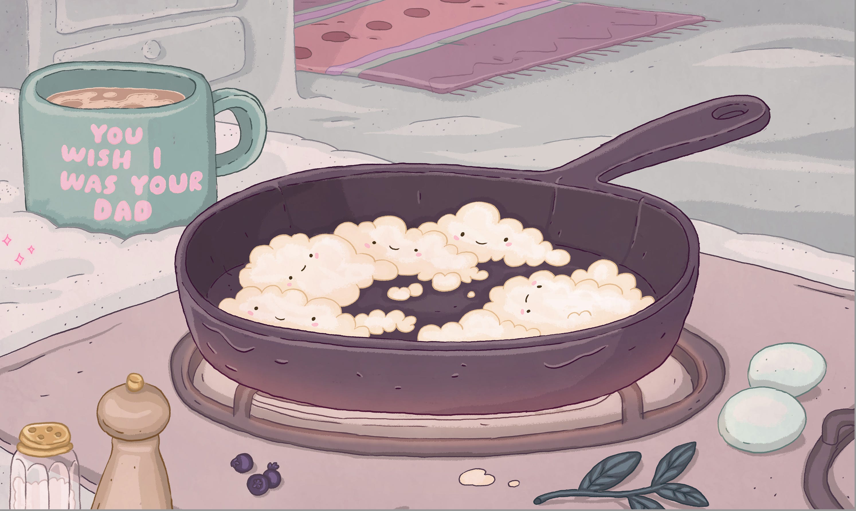 A Cold Front - by Julia Pott - slow motion multitasking