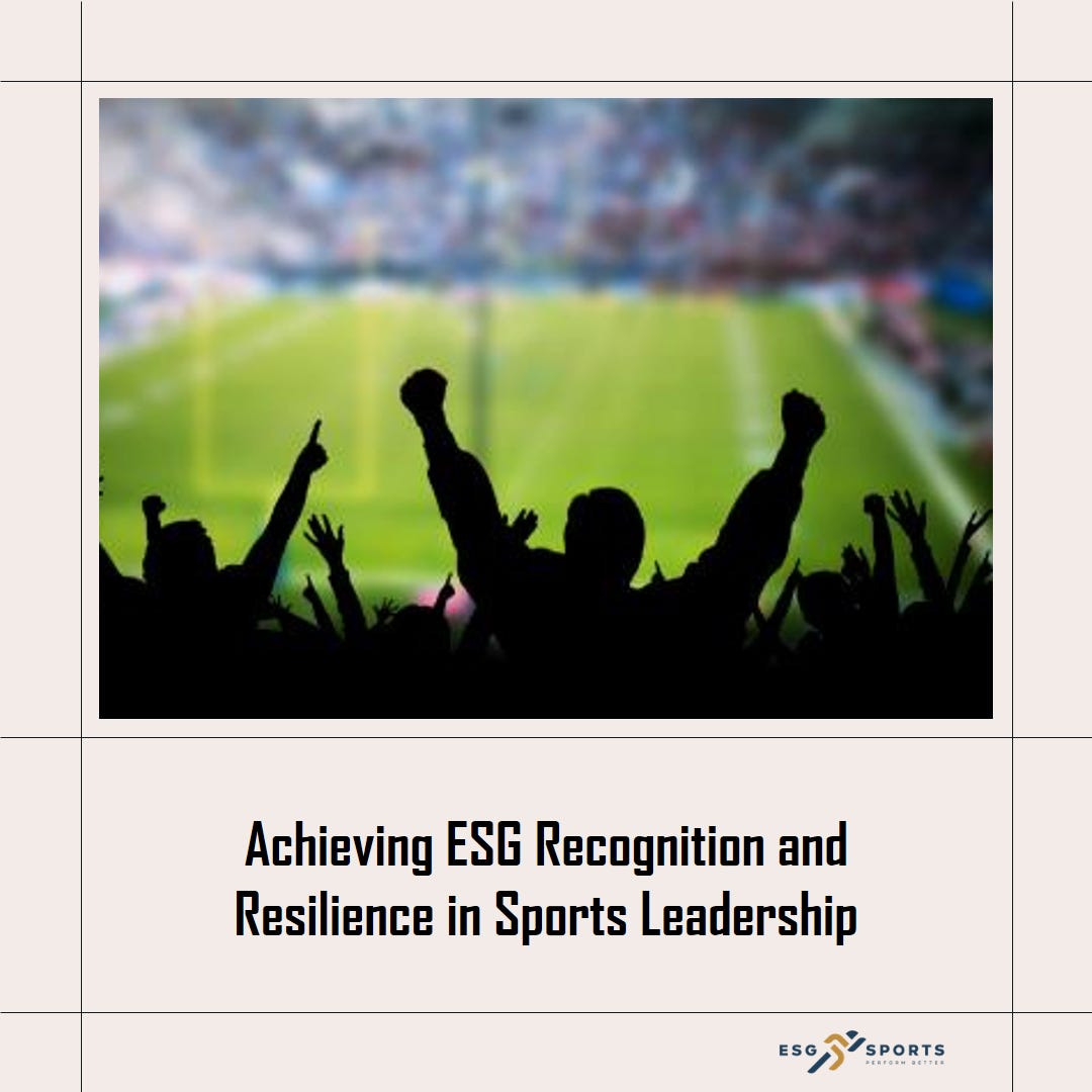 Game-Changer Alert! Redefining Sports Leadership: Achieving ESG ...