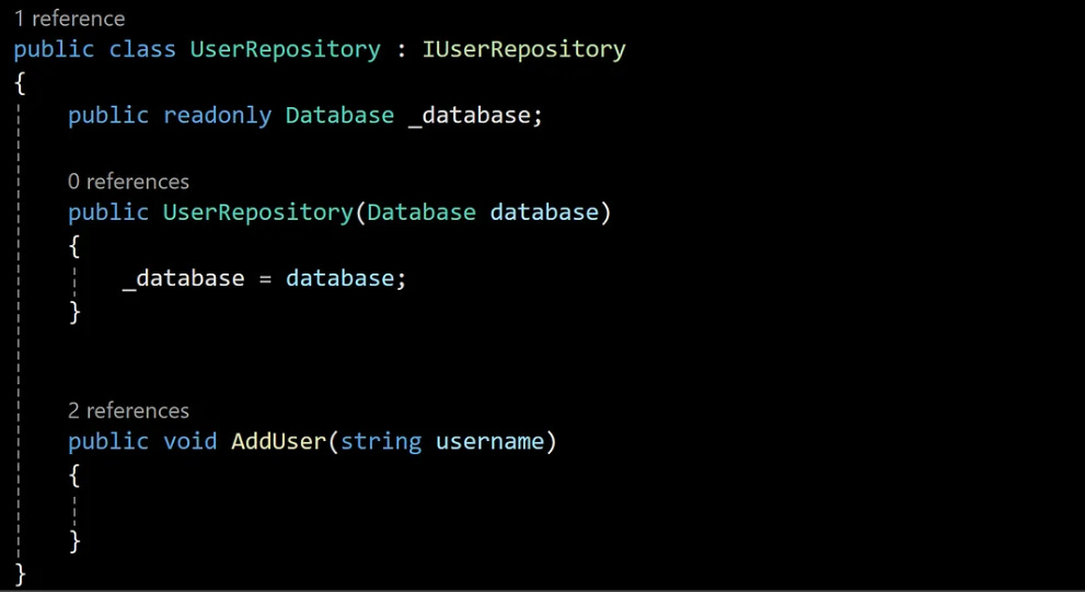 Dependency Injection Design Pattern en C#
