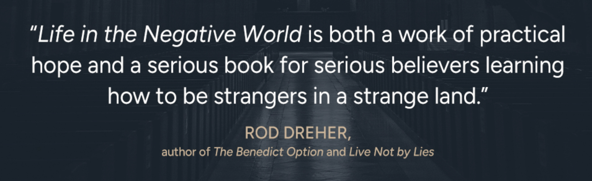 The Positive Good Done By Aaron Renn - Rod Dreher's Diary