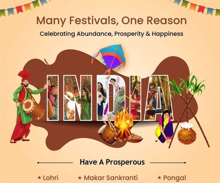 Makar Sankranti, Lohri, Pongal, and Bihu: A Unified Celebration of ...