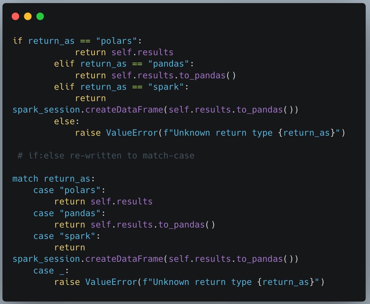 Data Engineering with ... match - by Daniel Beach