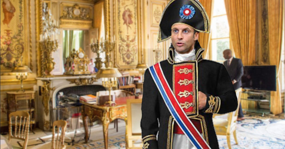 French president Macron's Napoleon complex