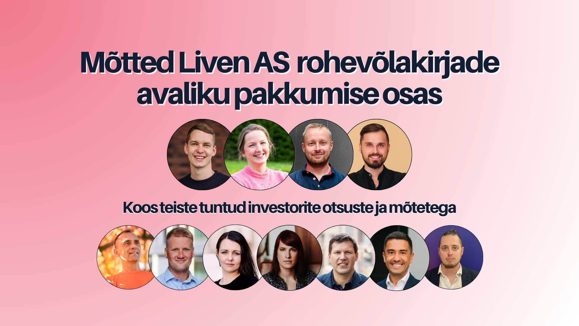 Mõtted Liven AS rohevõlakirjade avaliku pakkumise osas