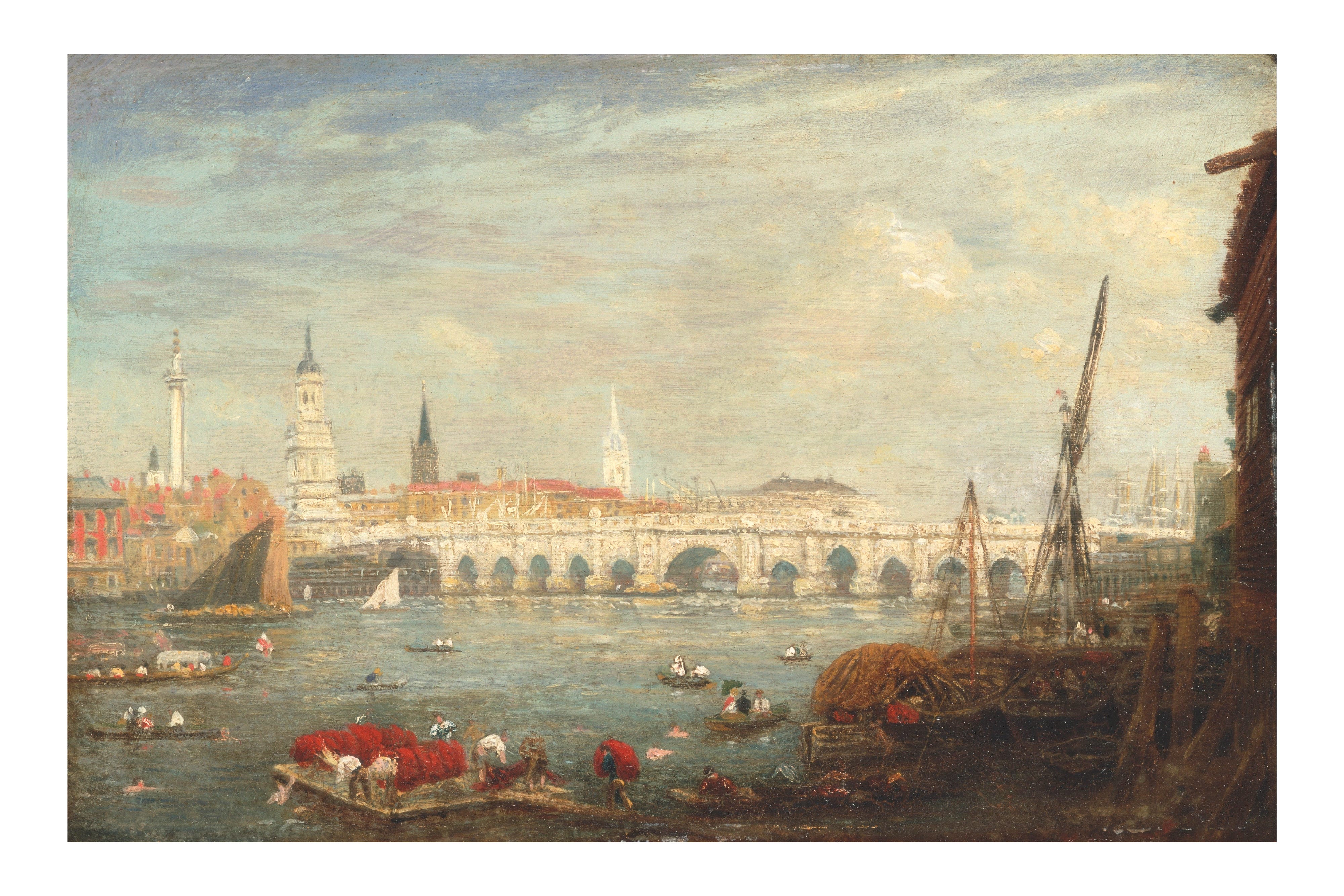 Thames Barges - by Jeffrey Streeter