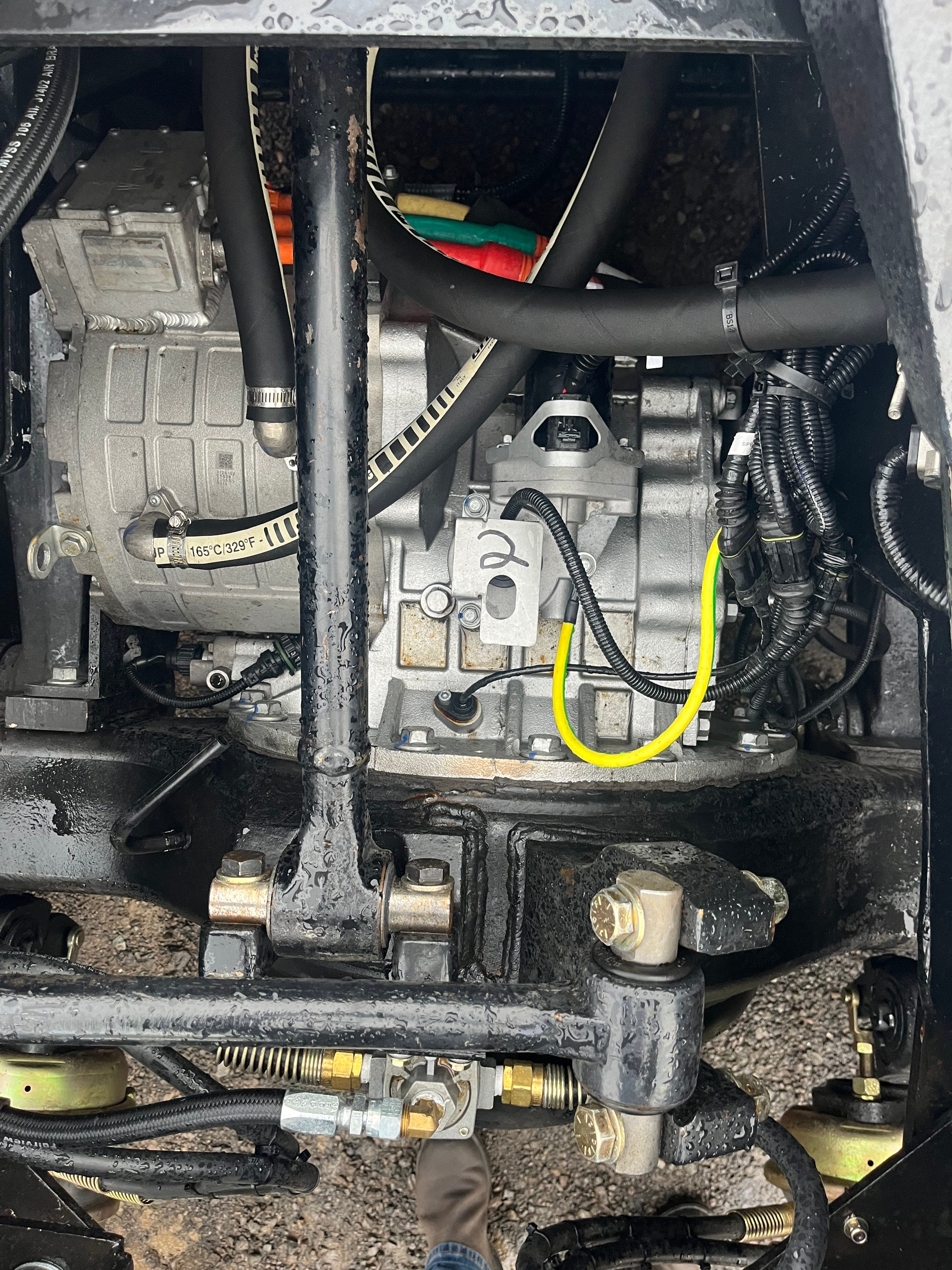 Up Close with Edison Motors prototype Diesel Electric Hybrid Truck