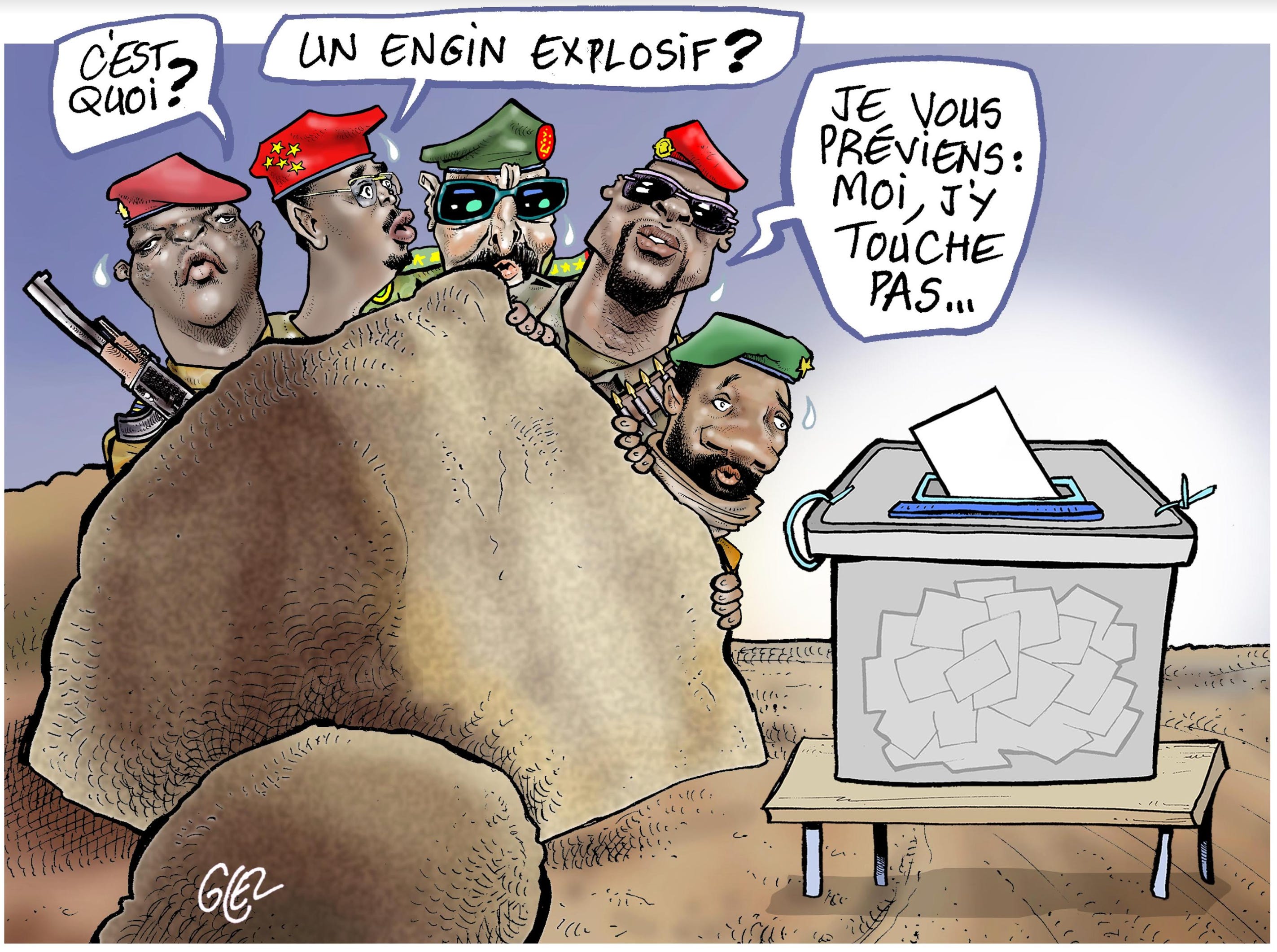 Unleashed Voices: Damien Glez from Burkina Faso / Cartoons & Comments!