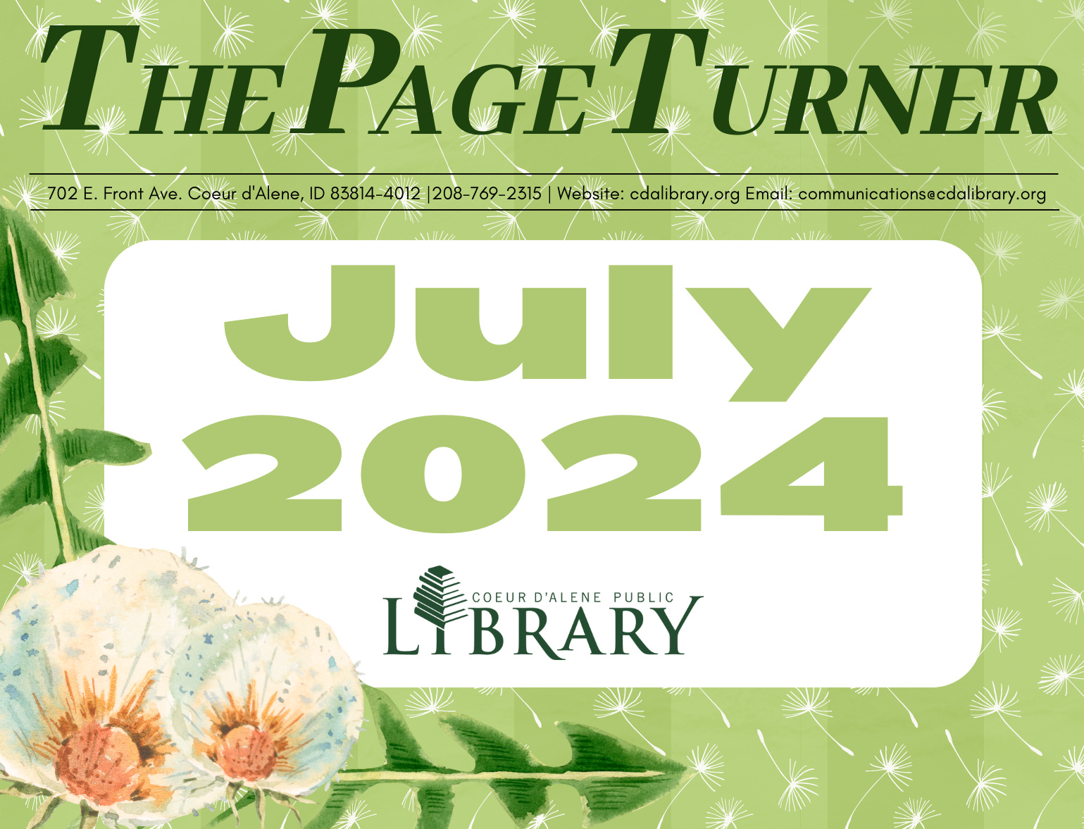 July Programming at the CDA Library