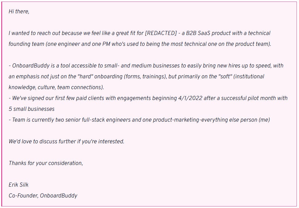 How to Write a Top 1% Cold DM to Investors