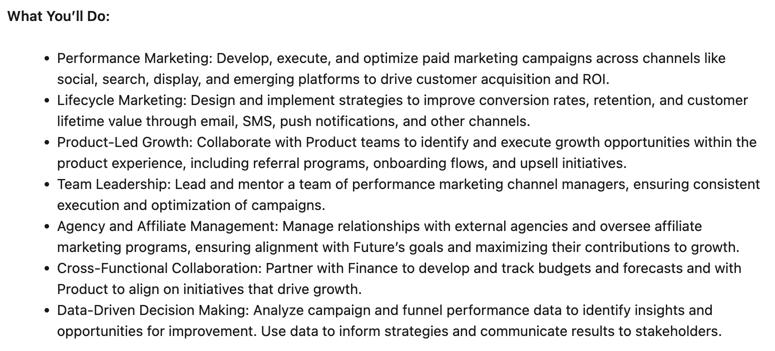 Good and bad growth job descriptions - by Elena Verna