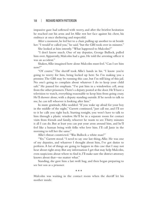 Read Richard North Patterson's TRIAL Chapters 5-7