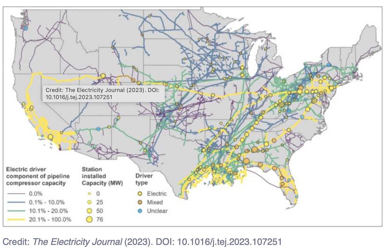 Natural gas pipelines have been compromised by the "electrify ...