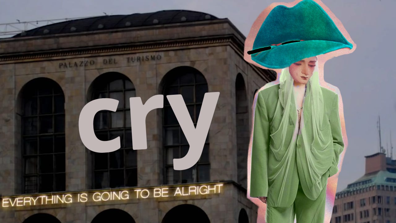 Cry - by Patty Cereijo - Diary of a Fashion Misfit