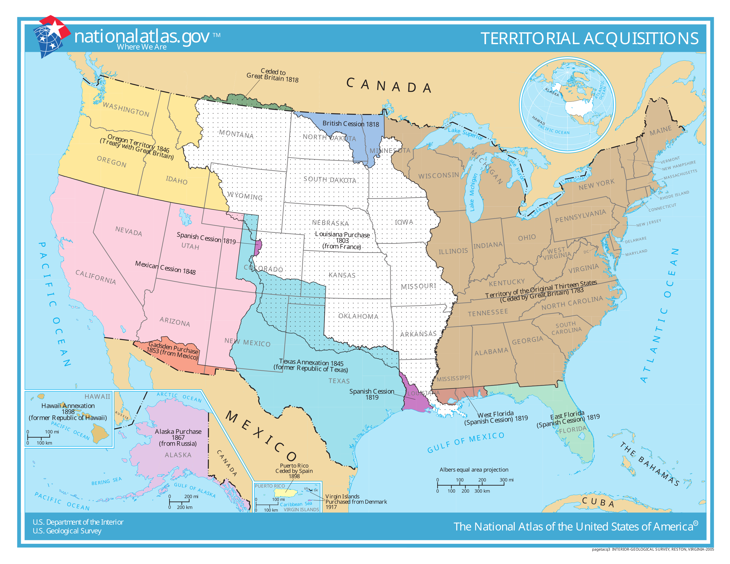 A short history of US territorial acquisitions