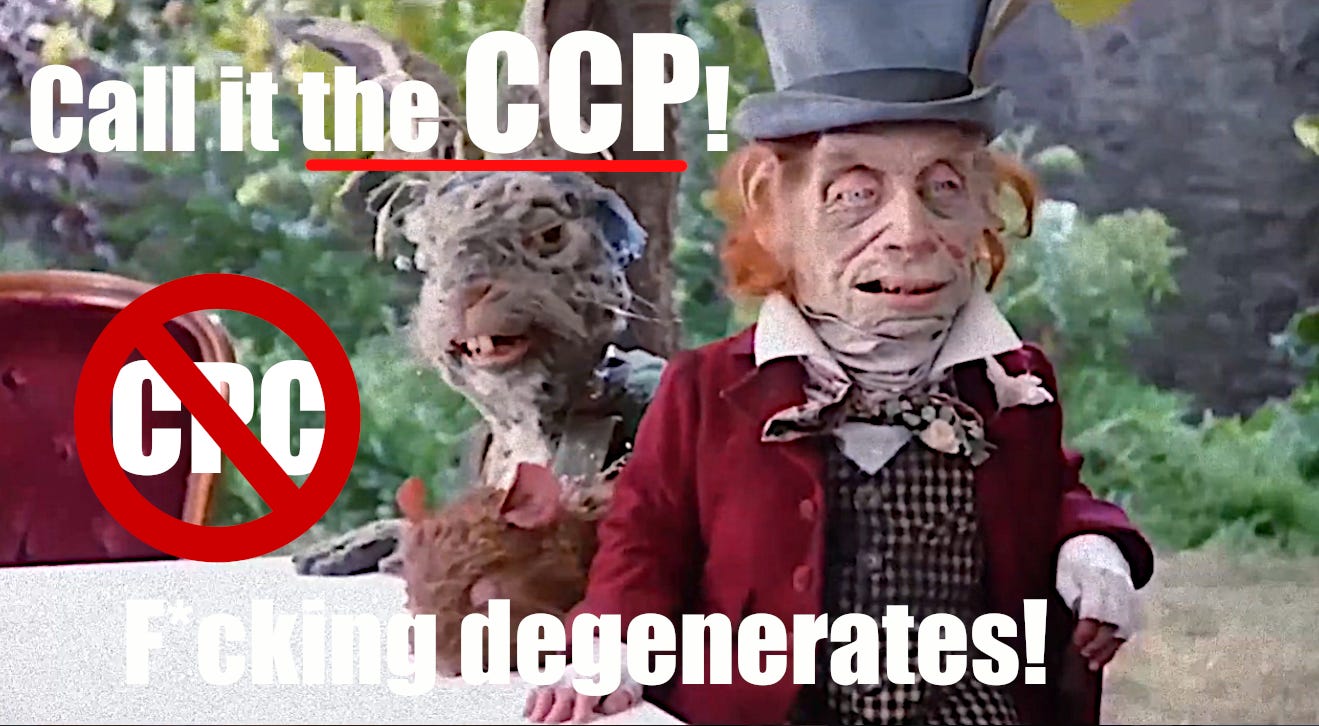 CHINA: "Stop Saying CCP, It's CPC!"