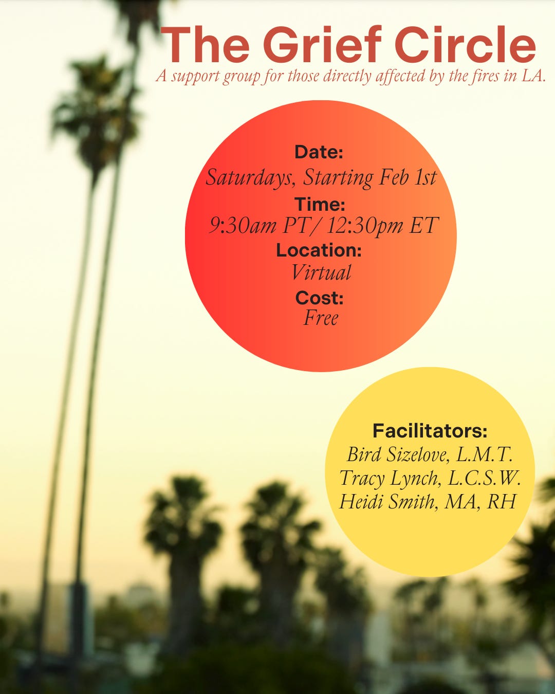 The Grief Circle: A Place to Gather, Reflect & Heal Together